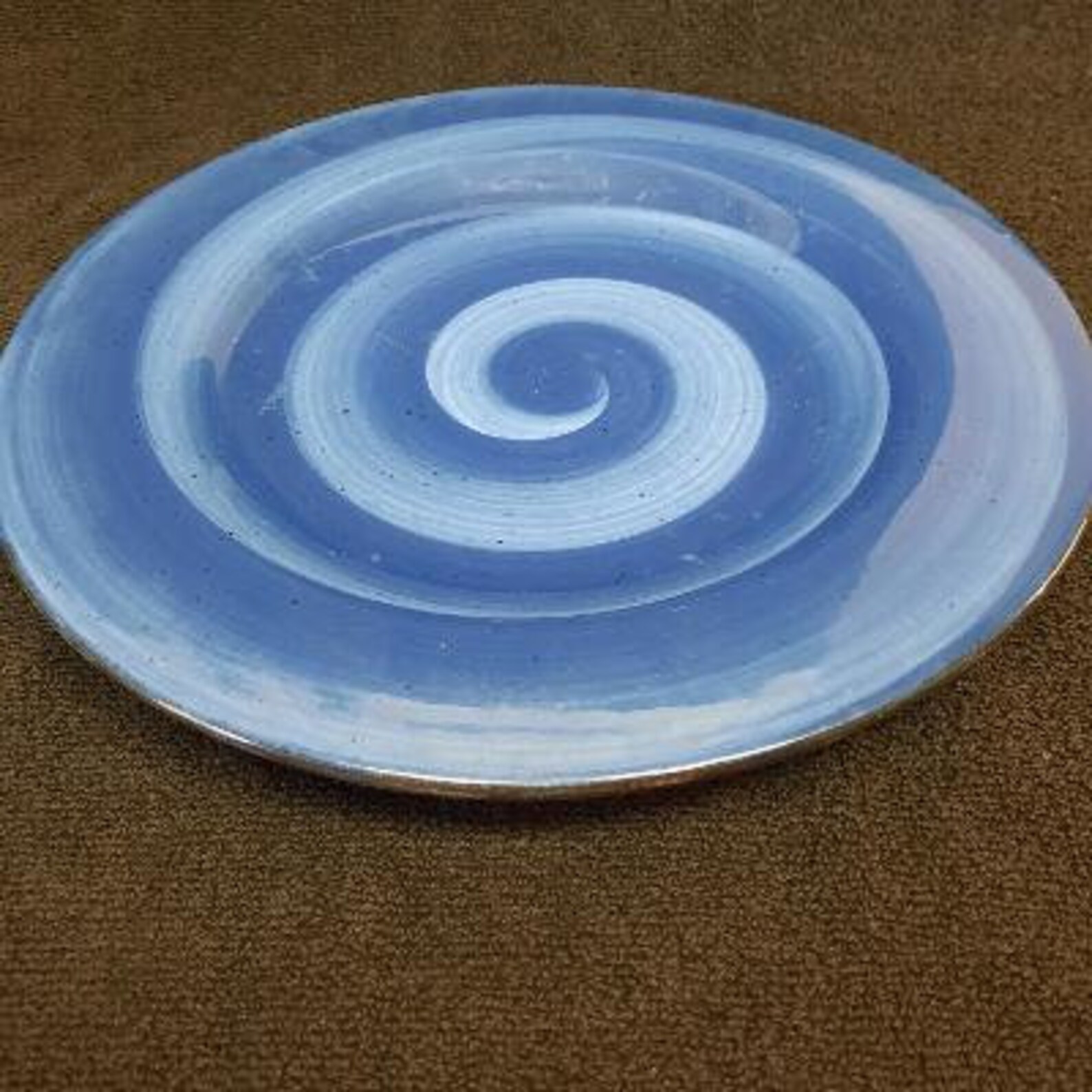 Hausenware Twist Dark Blue Pattern Dinner Plate - Etsy