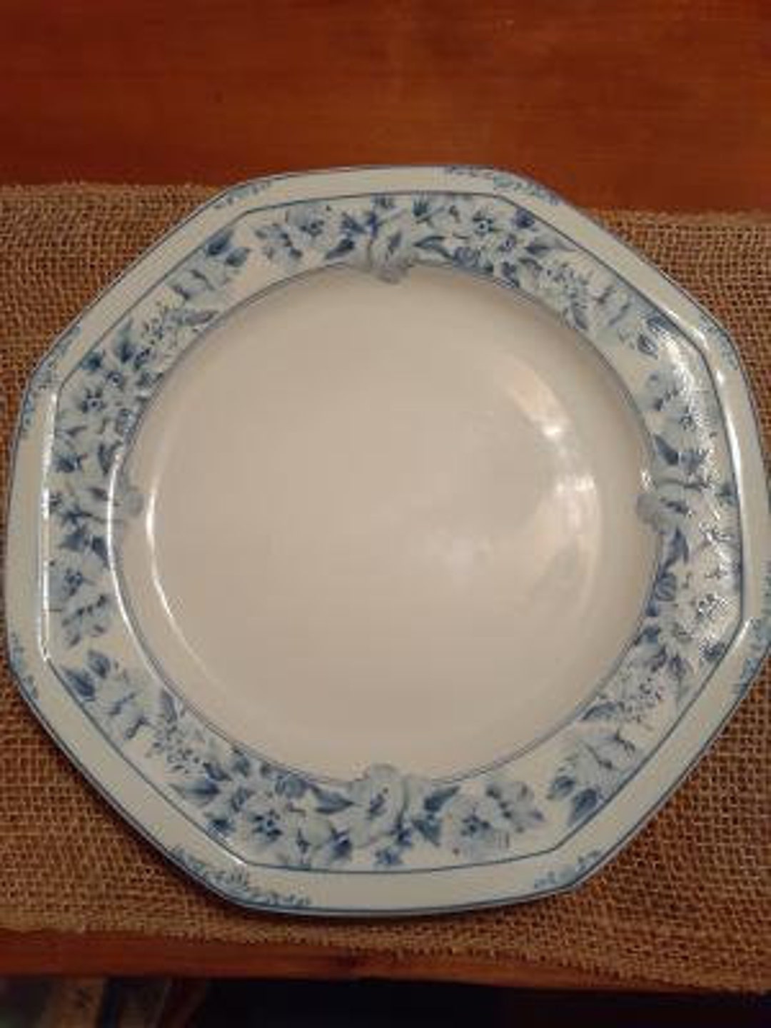 Christopher Stuart Y0018 Dresden Blue Pattern Dinner Plate - Etsy