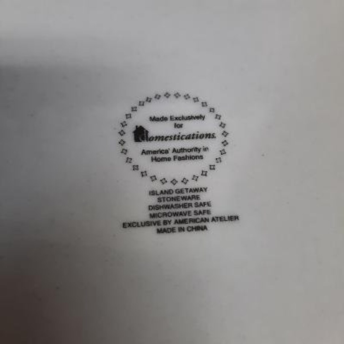 American Atelier Domestications Island Getaway Pattern Dinner - Etsy