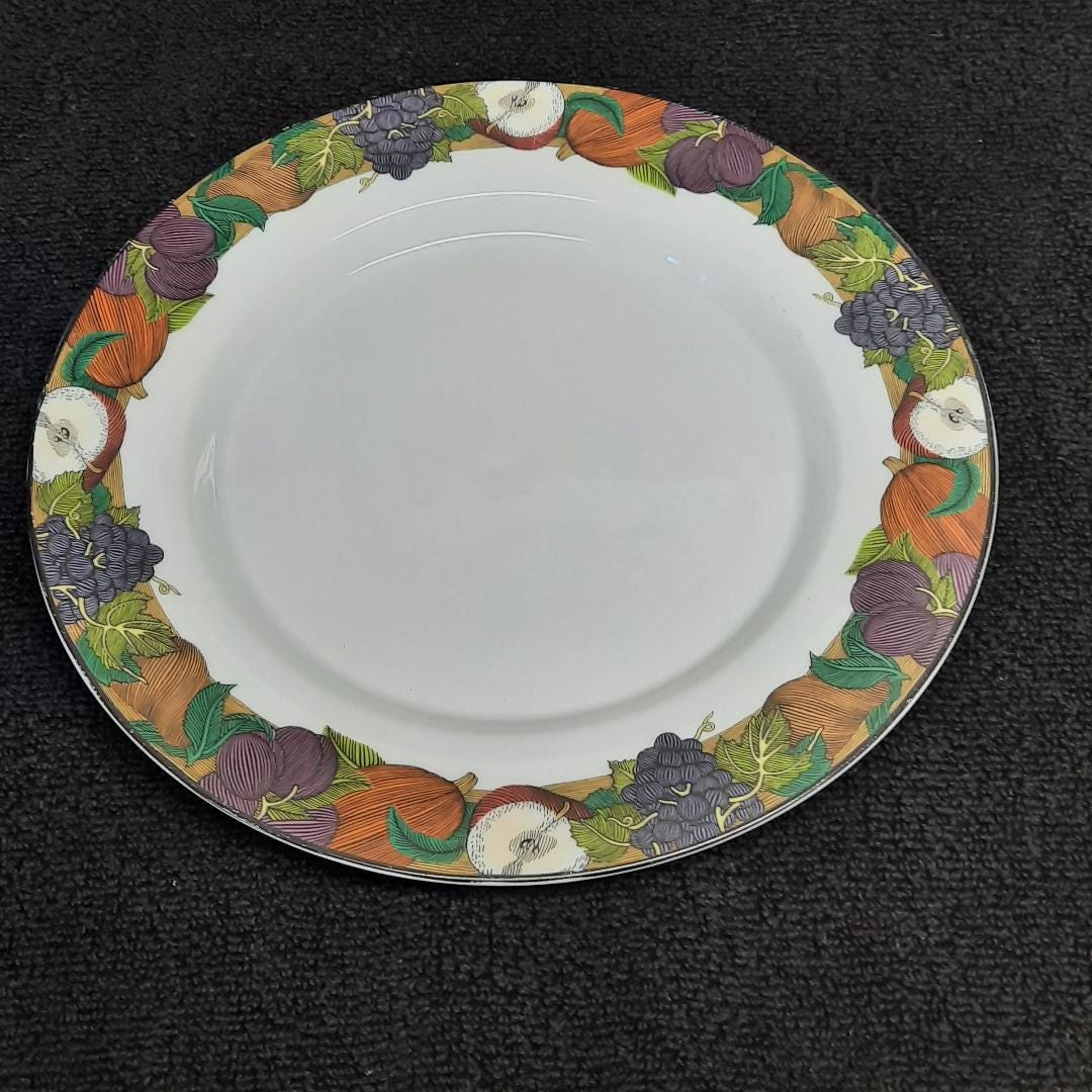 Dansk Cornucopia Pattern Salad Plate Made in Portugal - Etsy