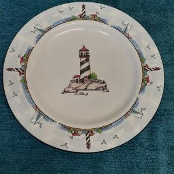 Lighthouse Dinner Plate - Etsy