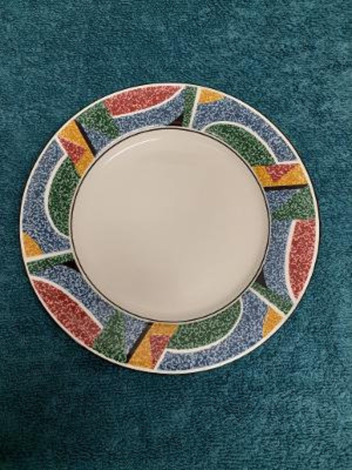 Sango China Flair Pattern Salad Plate Geometric Joan Luntz - Etsy