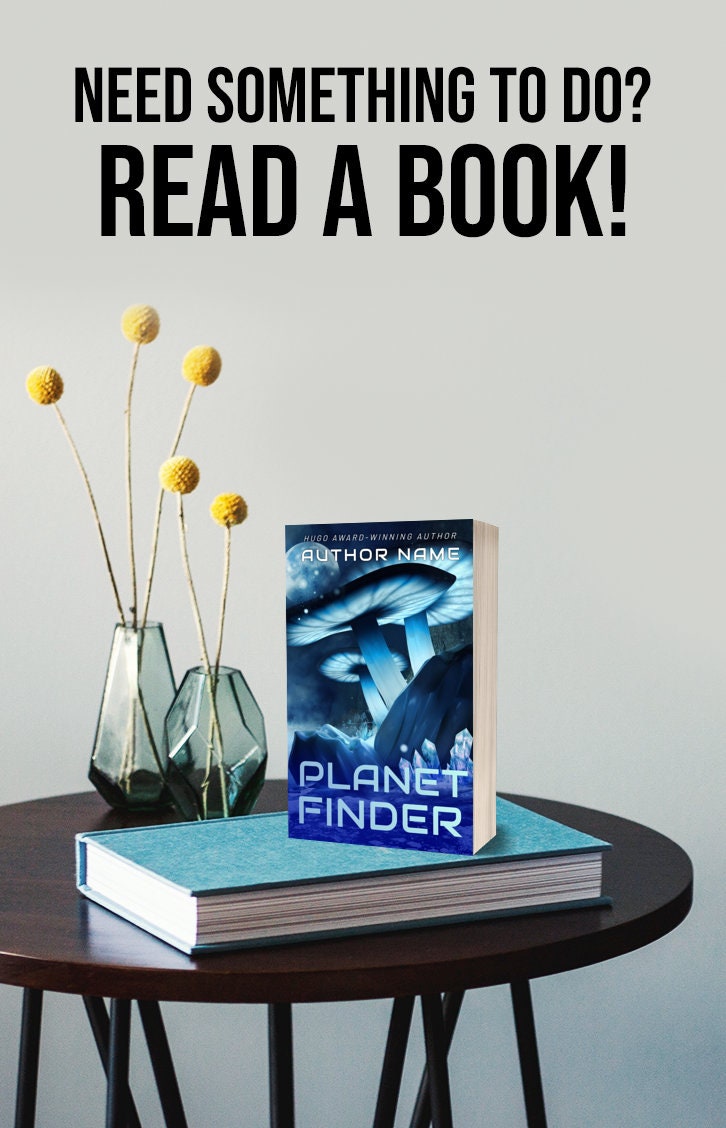 Science Fiction Premade Book Cover. - Etsy