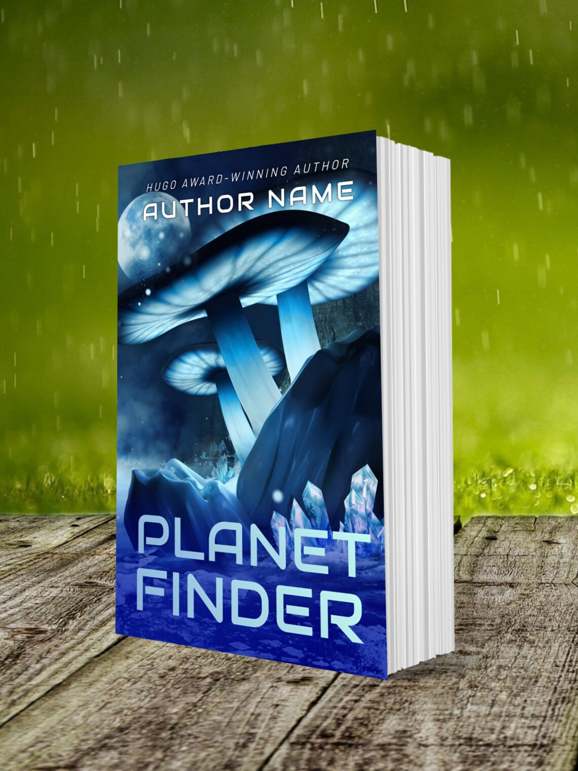 Science Fiction premade book cover. | Etsy