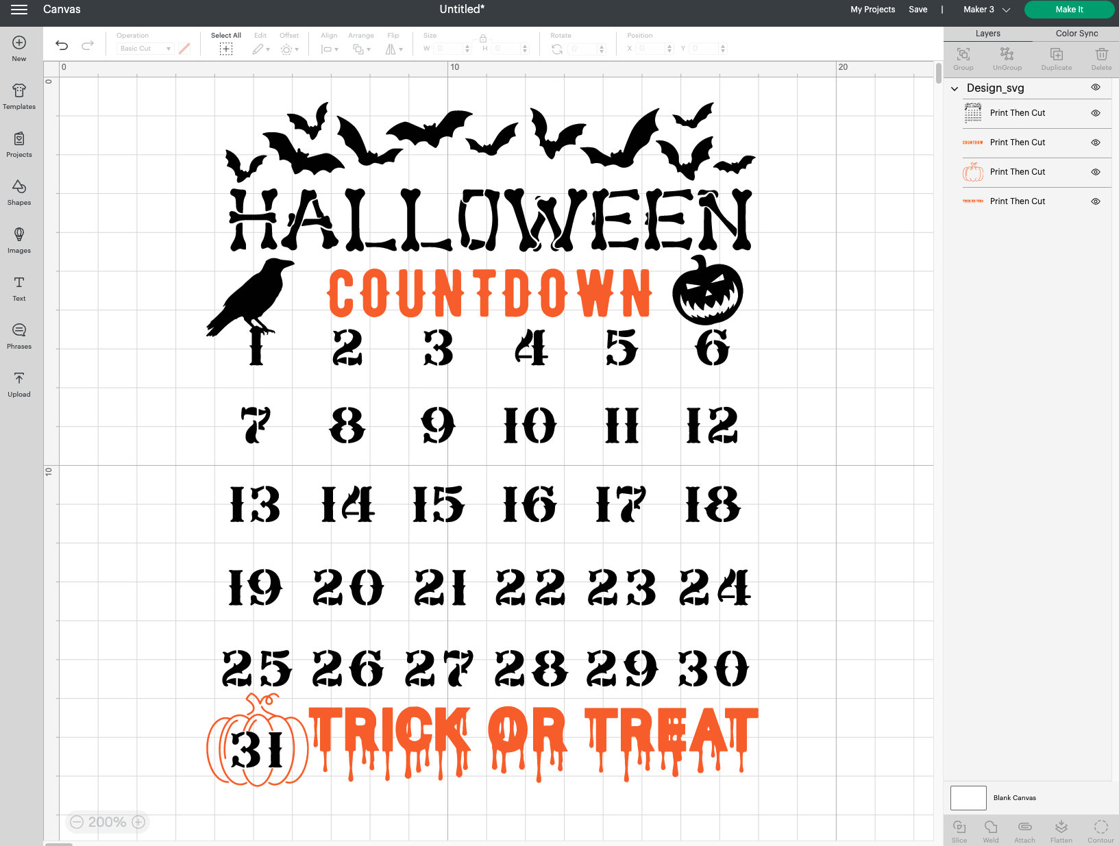 Halloween Countdown Svg,halloween Sign Svg,pumpkin Svg, October Svg ...