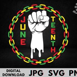Fist Juneteenth Svgfist Svgblm Svgblack History - Etsy