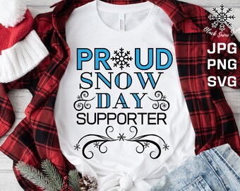 Snow Day Supporter Png - Etsy