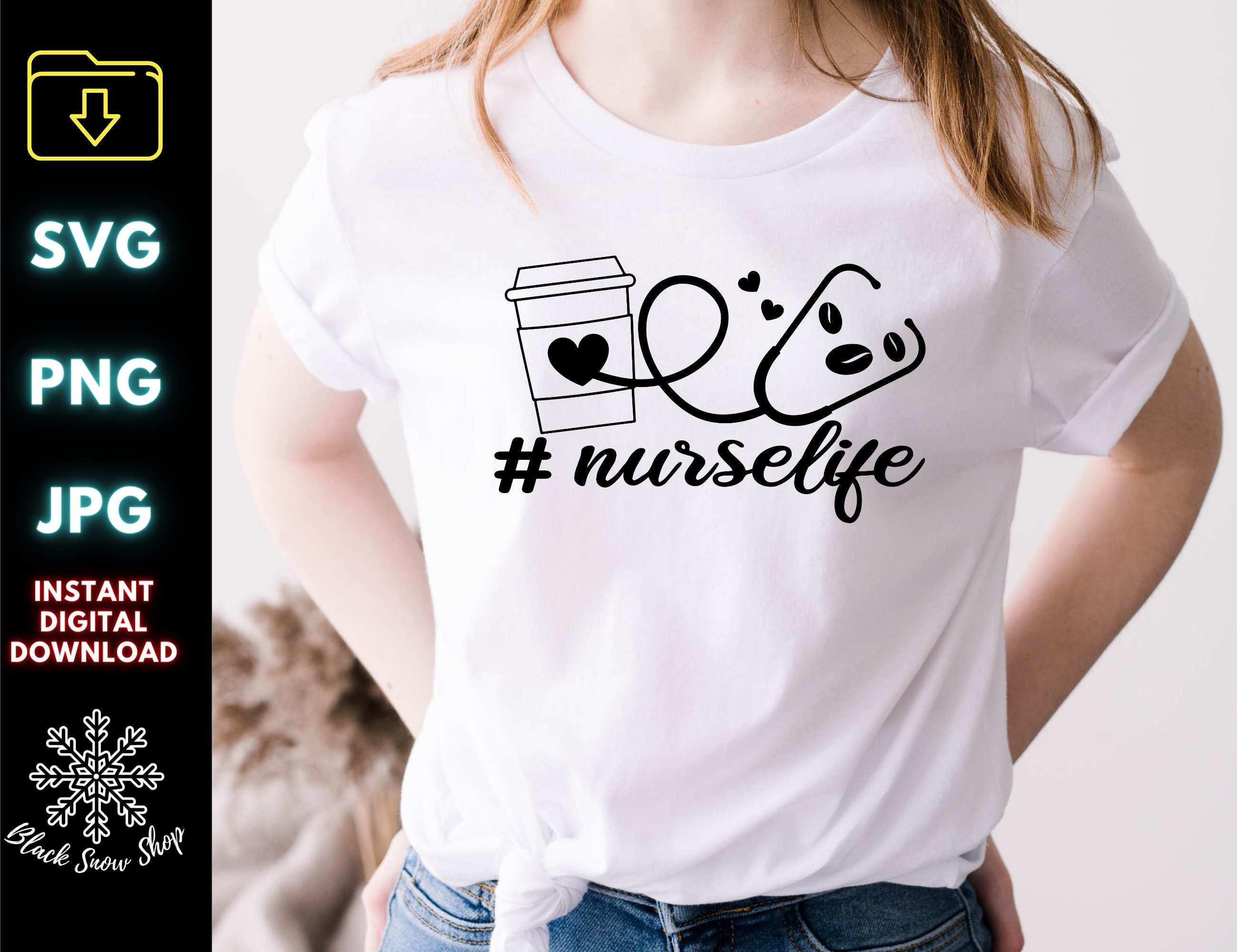 Coffee Nurse Life Svg Coffee Nurse Svg Nurse Life Svgnurse - Etsy