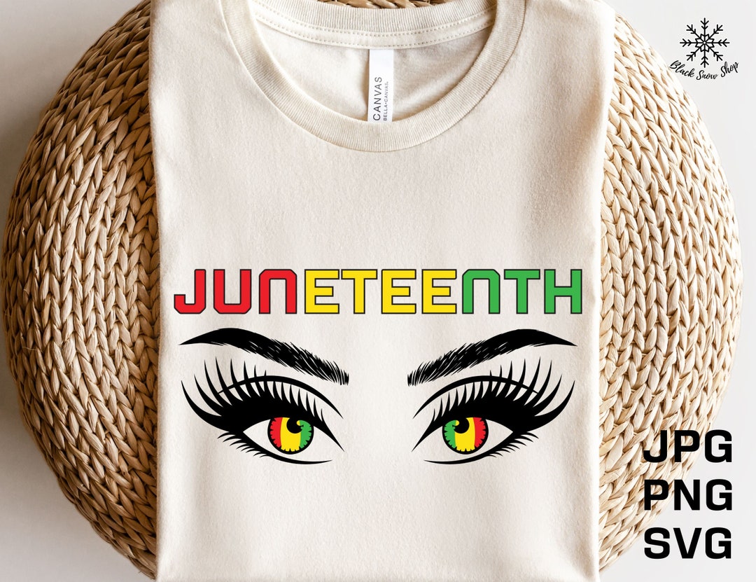 Juneteenth Eye SVG black History Svg Juneteenth Day Svg - Etsy