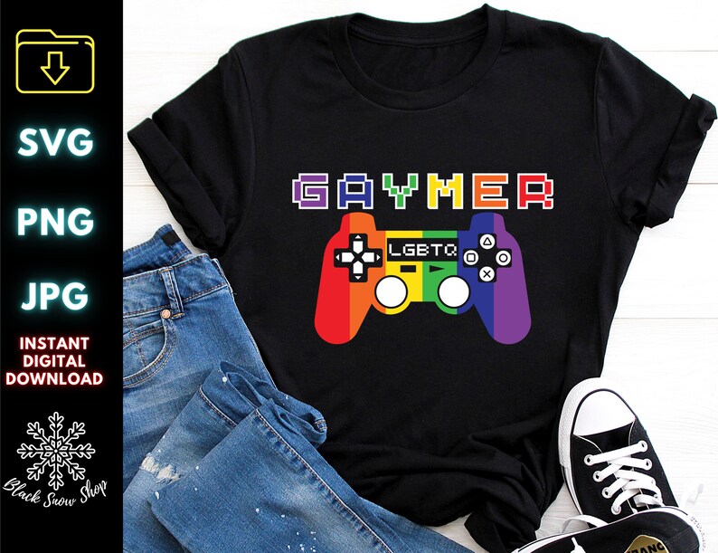 Gaymer Svgpride Svgrainbow Controller LGBTQ Pride | Etsy