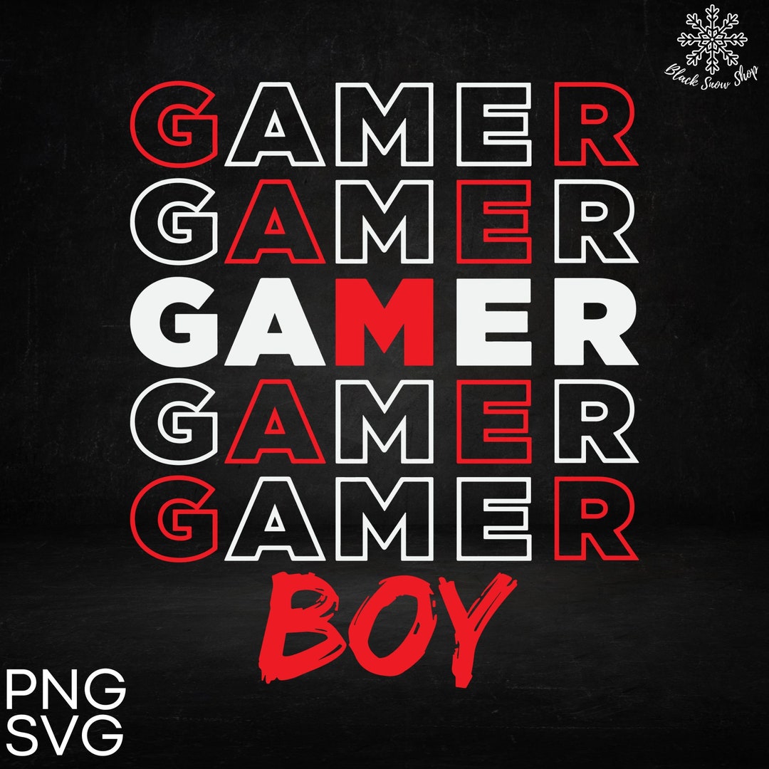 Gamer Boy Svg, Gaming Shirt , Gaming Svg, Birthday Boy Svg, Kids Tshirt ...