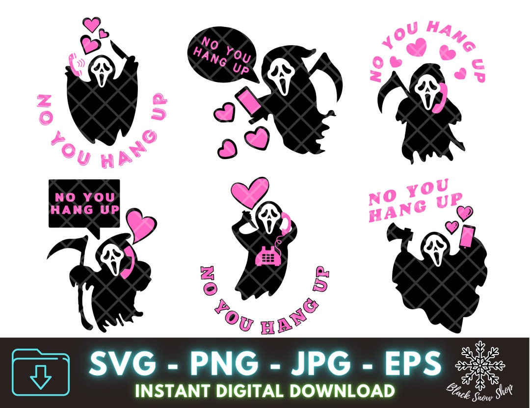 Scream Svg Bundle Halloween SVG Instant Digital Download for Cricut ...