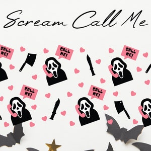 Scream Call Me Glass Wrap Svgfull Wrapcoffee Svglibbey 16 - Etsy