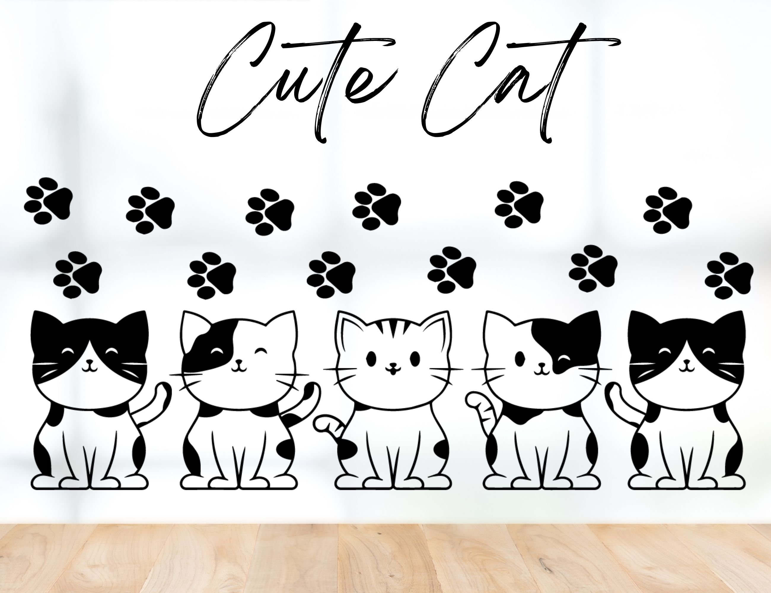 Cute Cat Glass Wrap Svg Cat Glasslibbey 16 Oz Beer Can Glass - Etsy