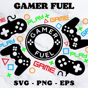 Gamer Fuel Wrap Venti Cold 24 Oz Cup Svgventi Full Wrap - Etsy