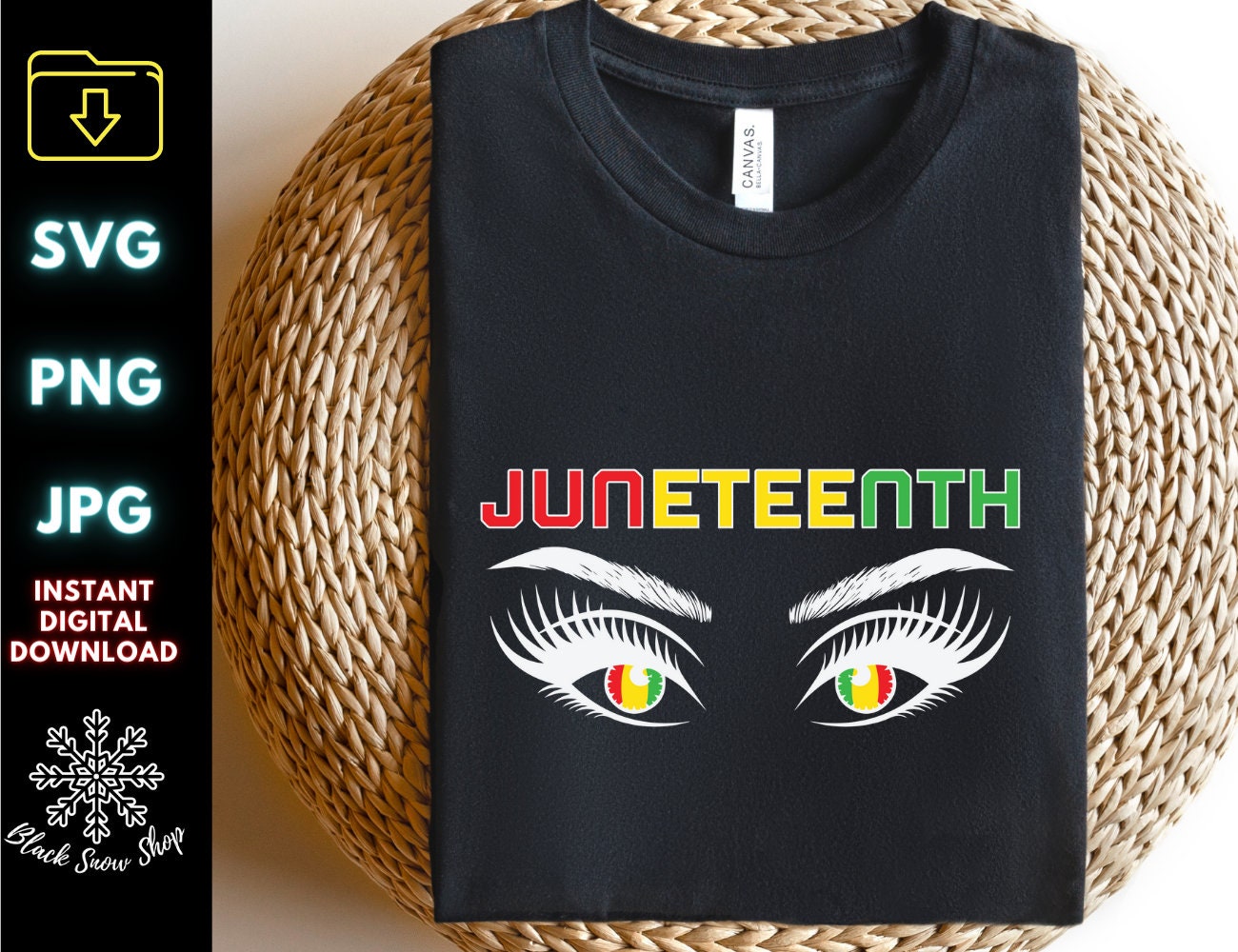 Juneteenth Eye SVG black History Svg Juneteenth Day Svg | Etsy