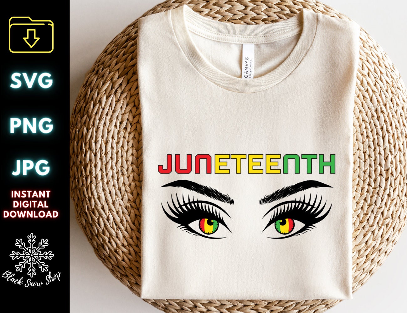 Juneteenth Eye SVG black History Svg Juneteenth Day Svg | Etsy
