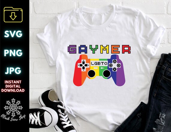 Gaymer Svgpride Svgrainbow Controller LGBTQ Pride | Etsy