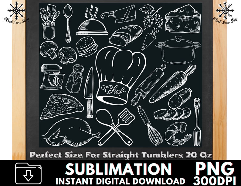 Chef Wrap Sublimation Png Chef Cupbest Chef Tumbler - Etsy