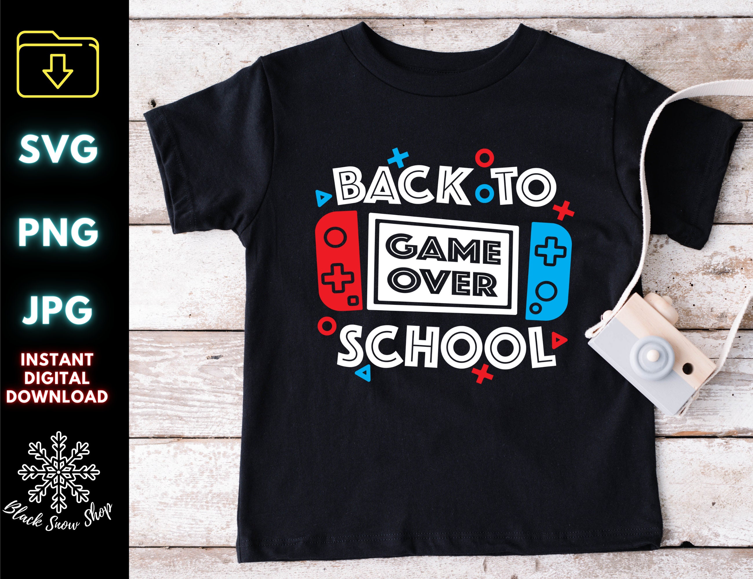 Game Over Back to School SVG Game Over Svg Kids Svg Video - Etsy