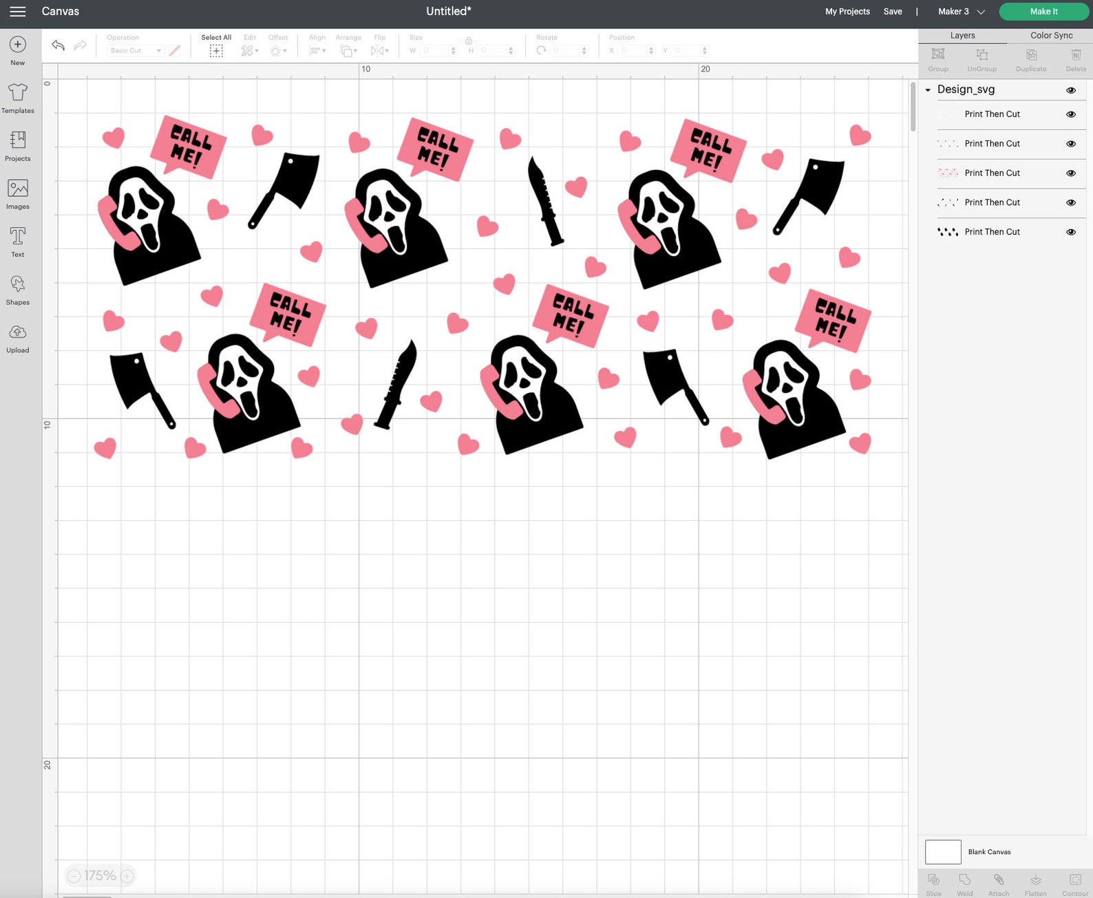 Scream Call Me Glass Wrap Svgfull Wrapcoffee Svglibbey 16 - Etsy