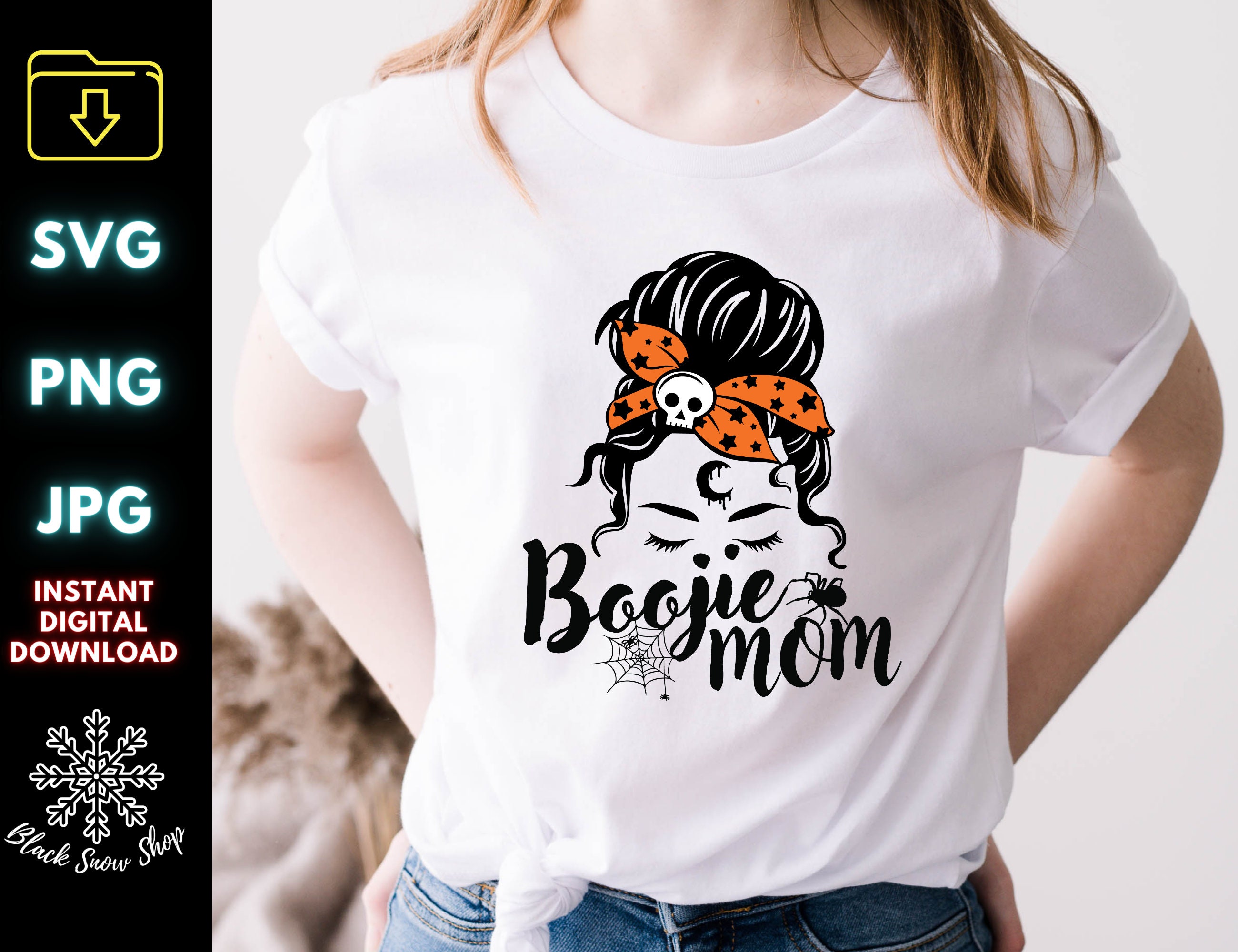 Boojie Mom Svgboujie Svgboo in Boujiehalloween Mom - Etsy
