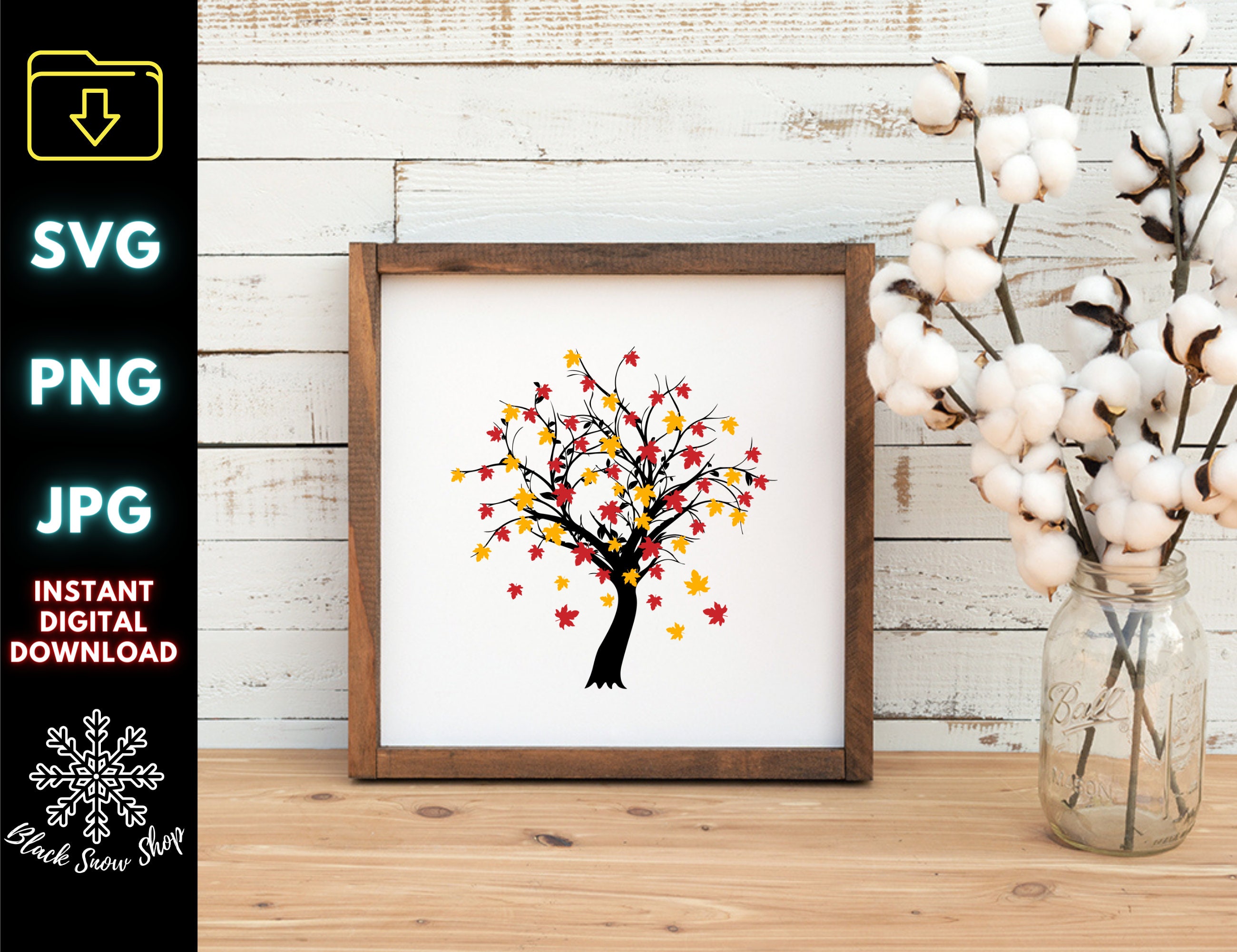 Fall Tree Svgfall Shirt Svg blowing Leaves Svgautumn Tree - Etsy