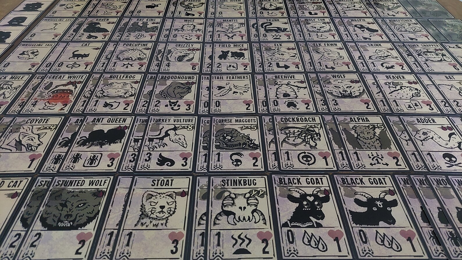 Inscryption Card Game With 206 Laminated Cards Fully - Etsy