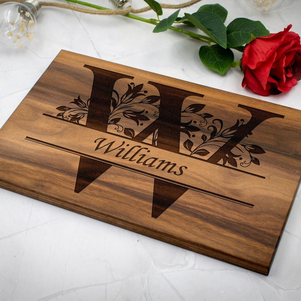 Monogram Cutting Board - Etsy