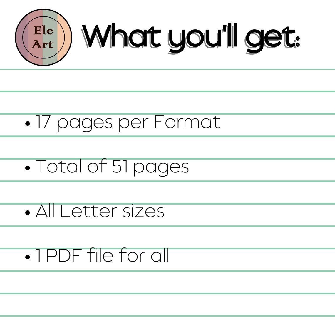 Split Half Notes Method Paper Pages Student Planner Digital - Etsy