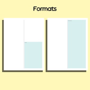 Split Half Notes Method Paper Pages, Student Planner, College Student ...