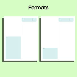 Split Half Notes Method Paper Pages, Student Planner, College Student ...