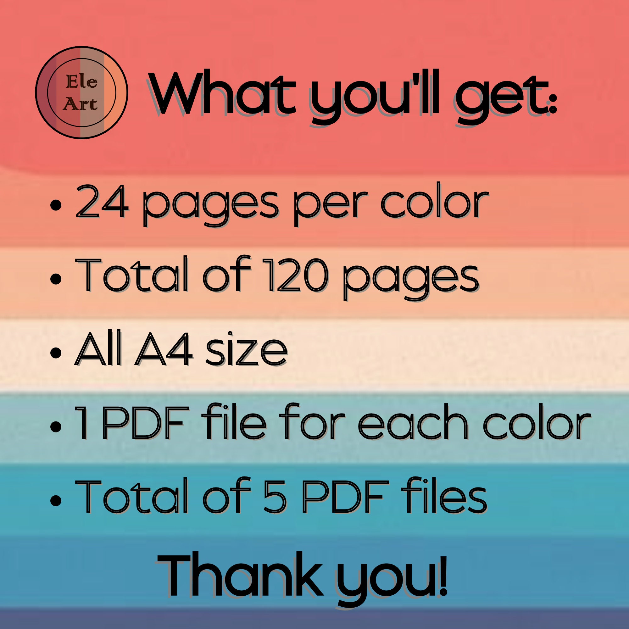 Cornell Notes Method Paper, 5 Retro Themed Colors Cornel Notes, Cornell ...