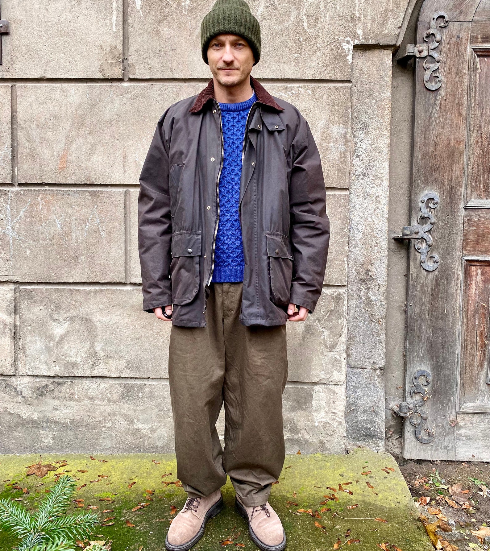 Cotton Waxed Classic Vintage Field Hunting Jacket Warm Insulated ...