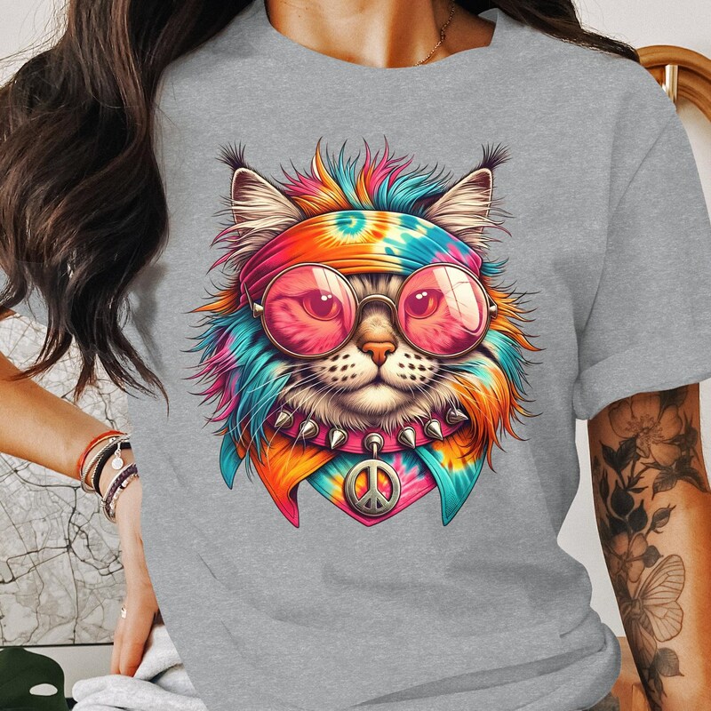 Hippie Cat - Etsy