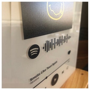 Personalized Spotify Barcode Label | Etsy