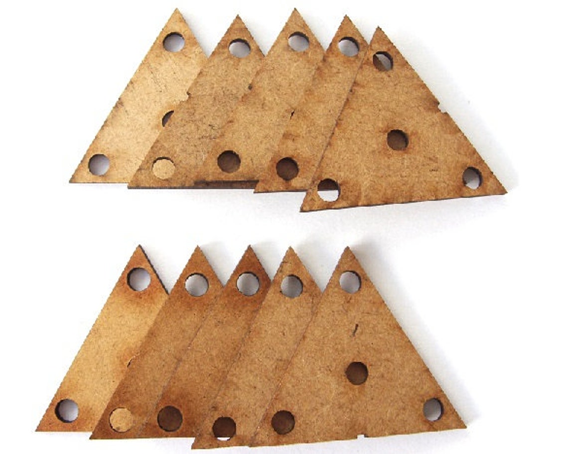 Triangular Weaving Tablets pack of 10 - Etsy