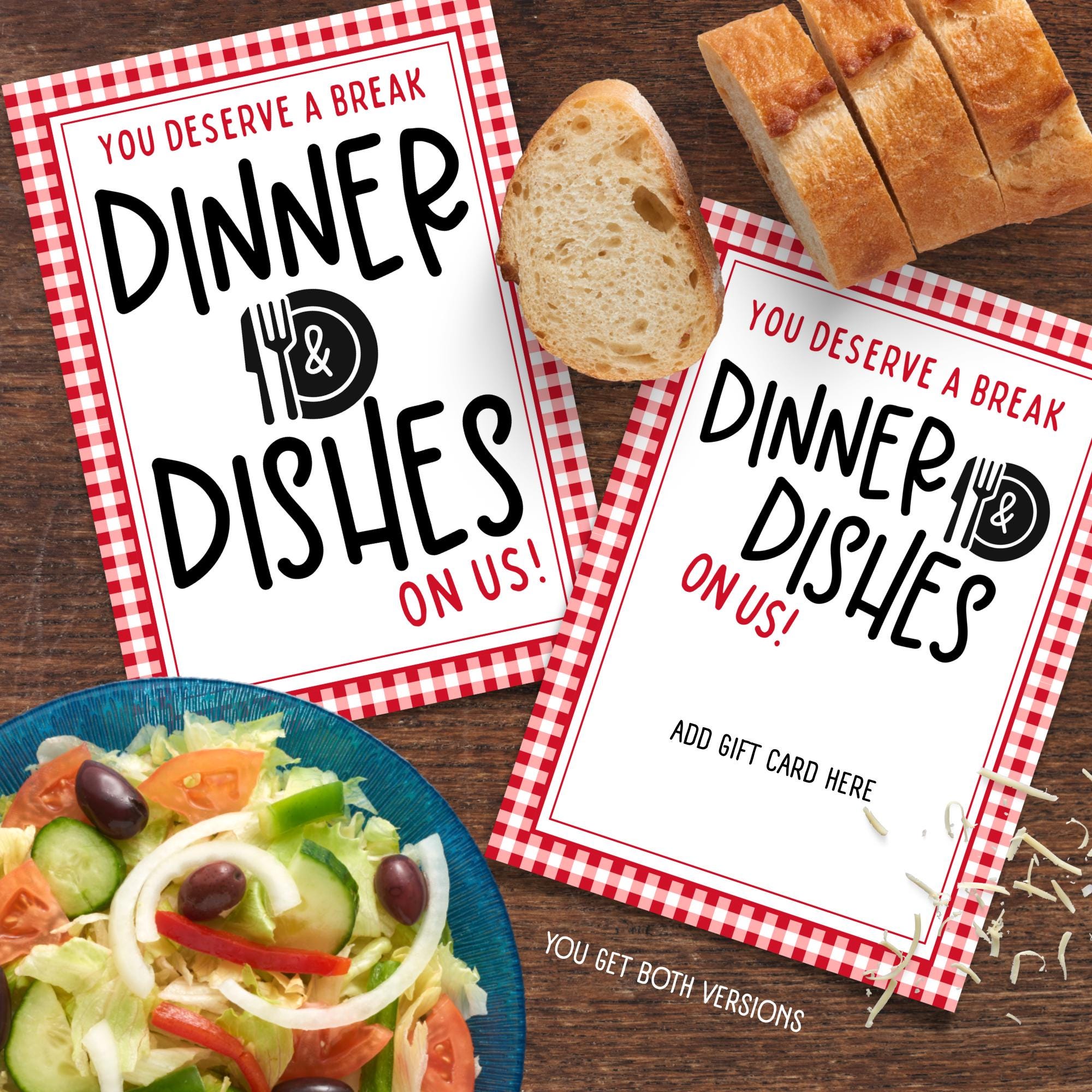 Teacher Gift Card Holder/card Printable – Dinners and Dishes on Us ...