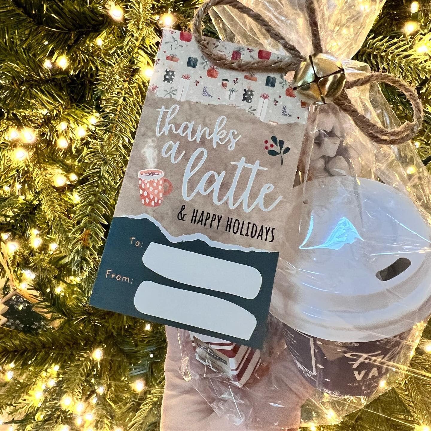 Printable Thanks a Latte Gift Tag | Gift Tag | Teacher Gift | Thank You ...