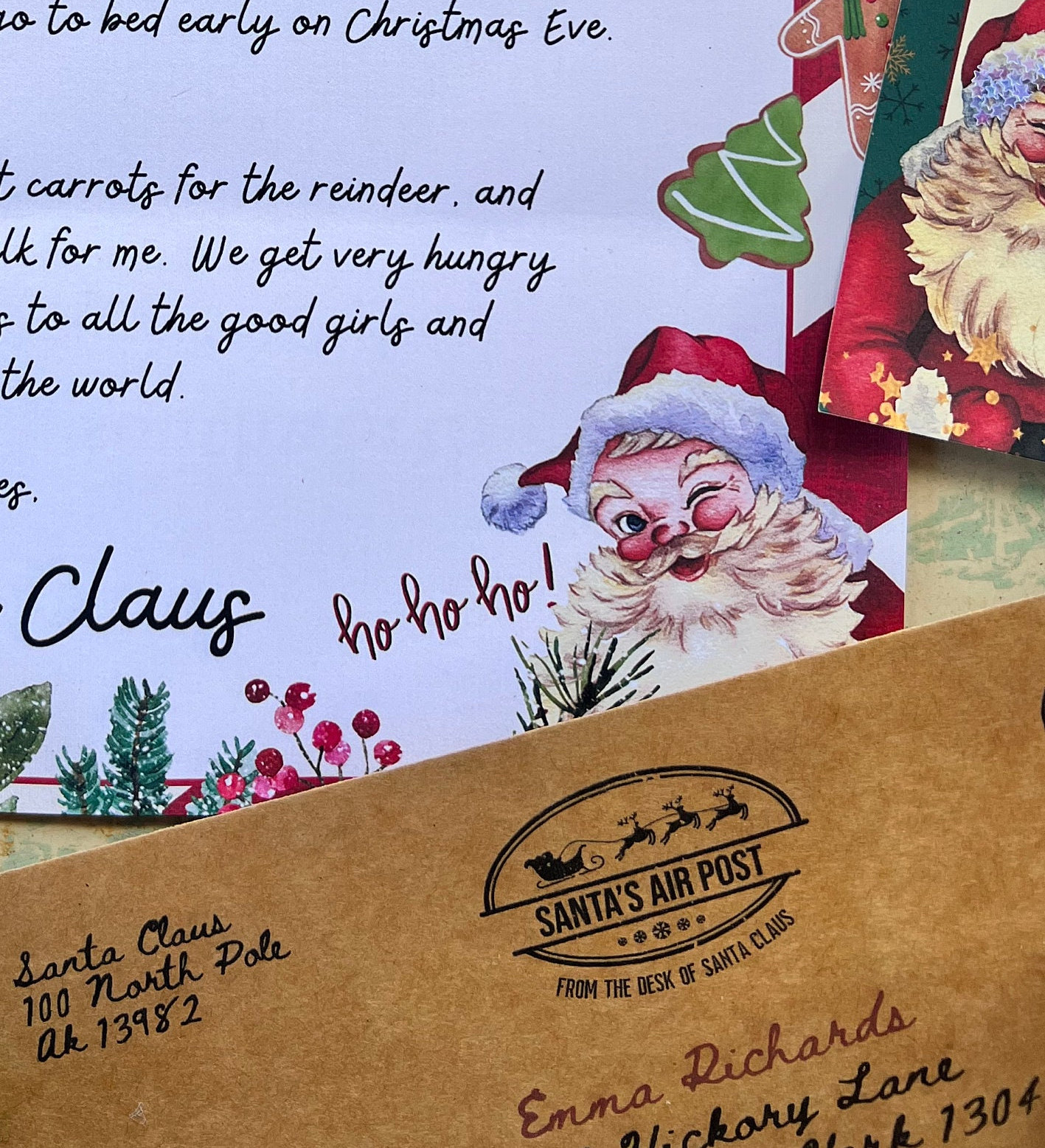 Printable Santa Letter, Santa Letter - Etsy