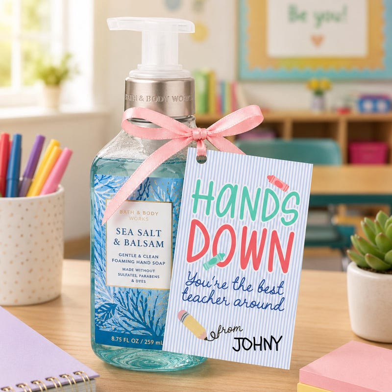 Hands Down Best Teacher - Etsy