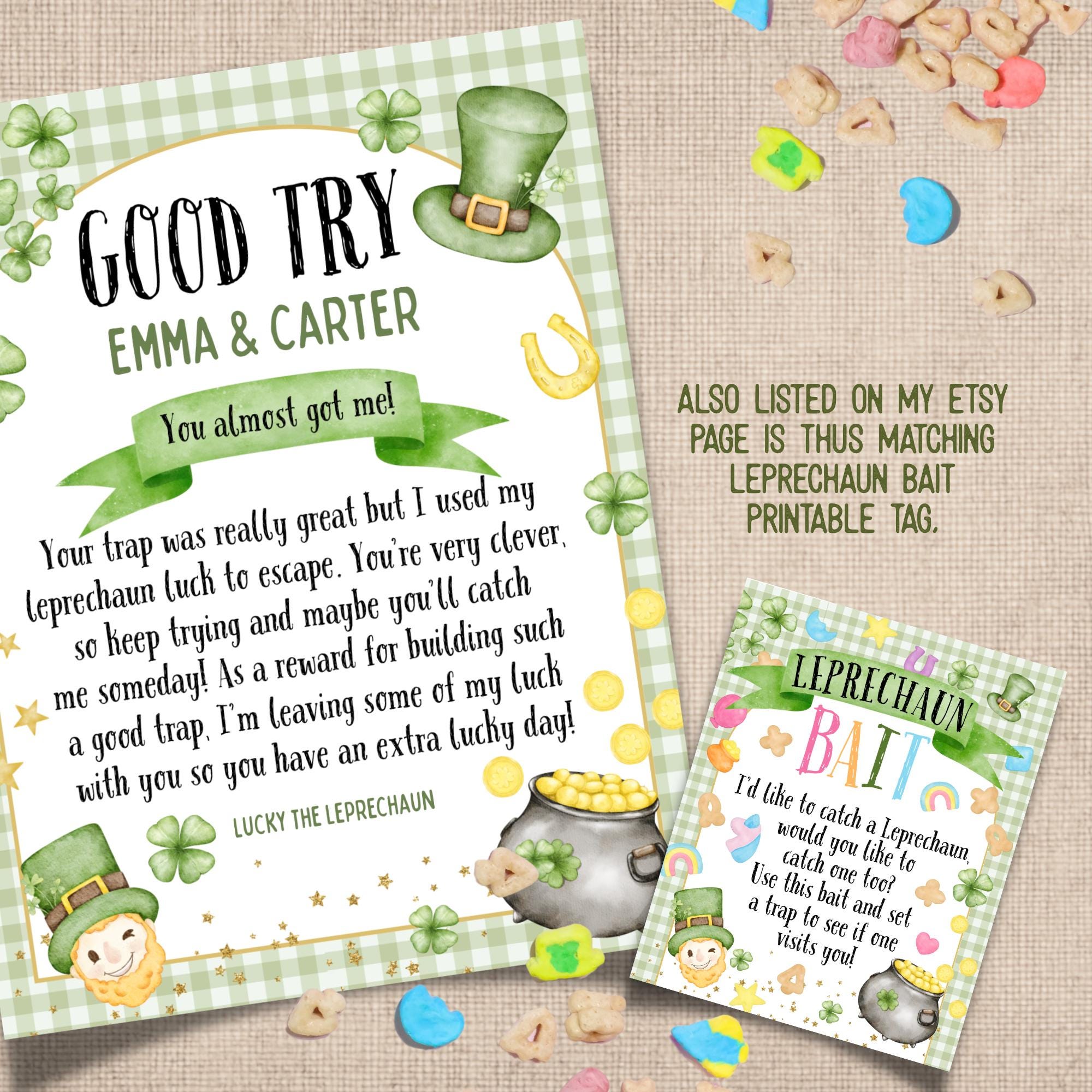 Editable Leprechaun Letter Printable | St. Patrick’s Day Kids Activity ...