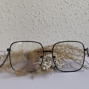 Fashion Chain Temple Glasses Oversized Style Armless Sunglasses. - Etsy
