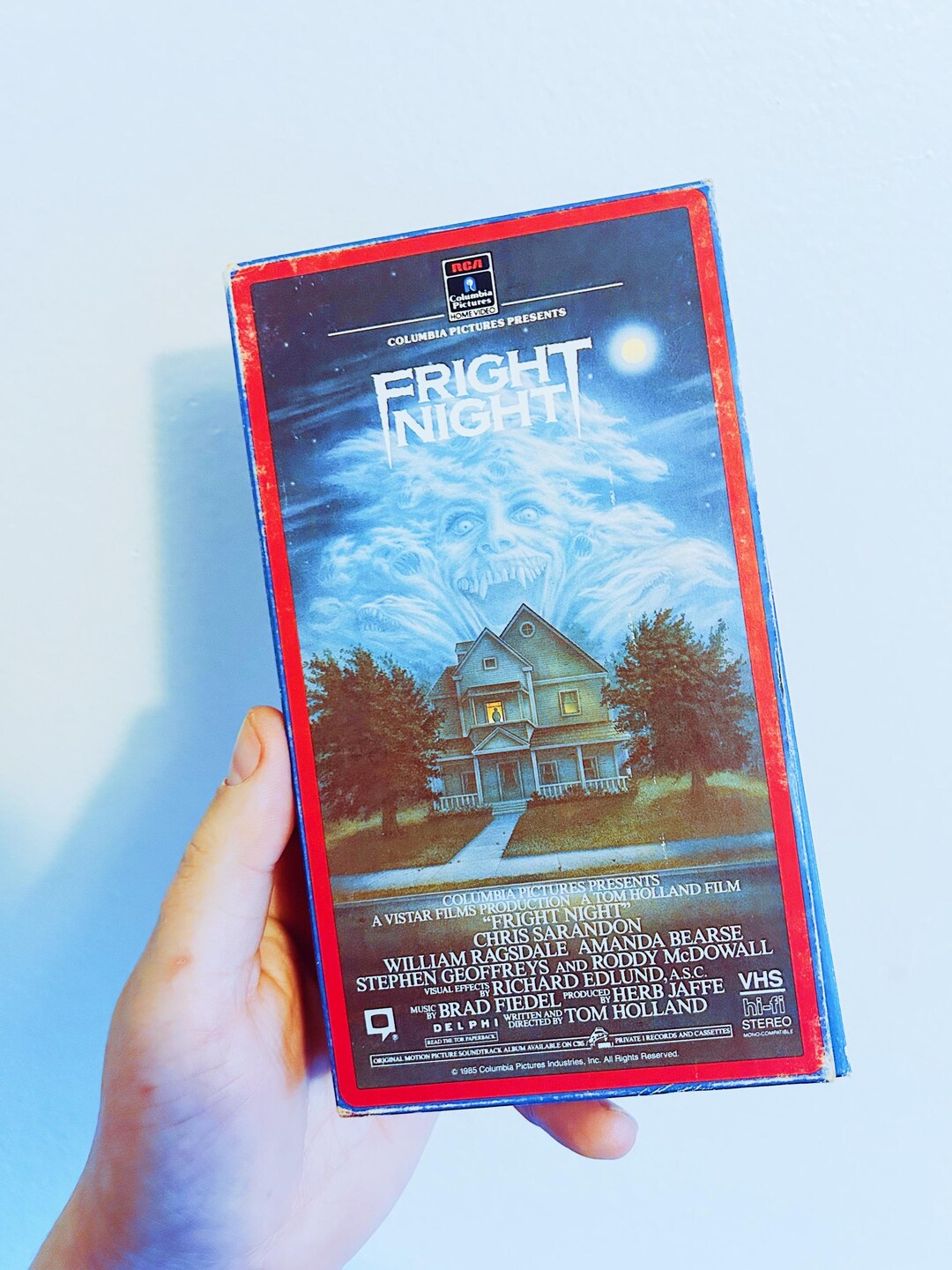 Fright Night VHS Red Border - Etsy