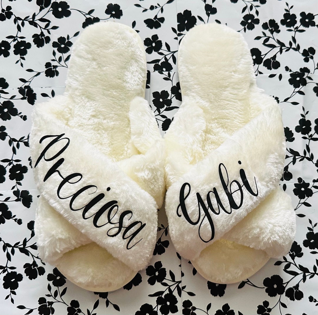 Personalized Slippers|gifts for Her|birthday Gifts|spa Day Slippers ...