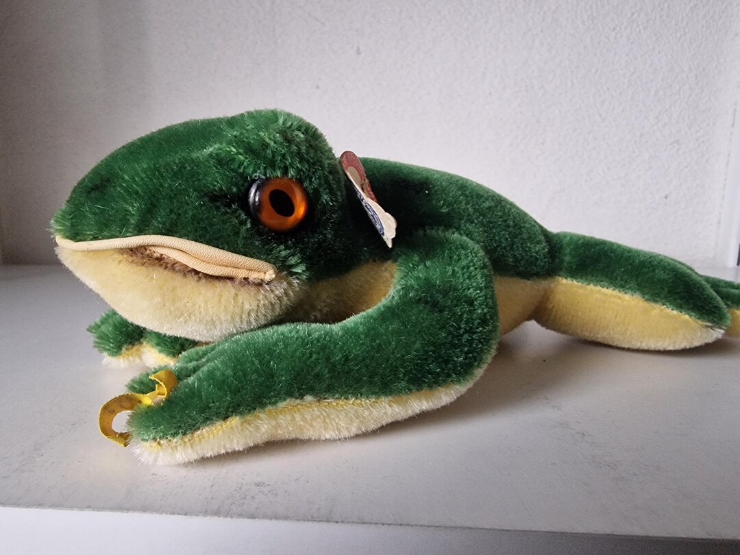 Vintage, Steiff, Frog, Plush Toy, Button in Ear, Toy, - Etsy