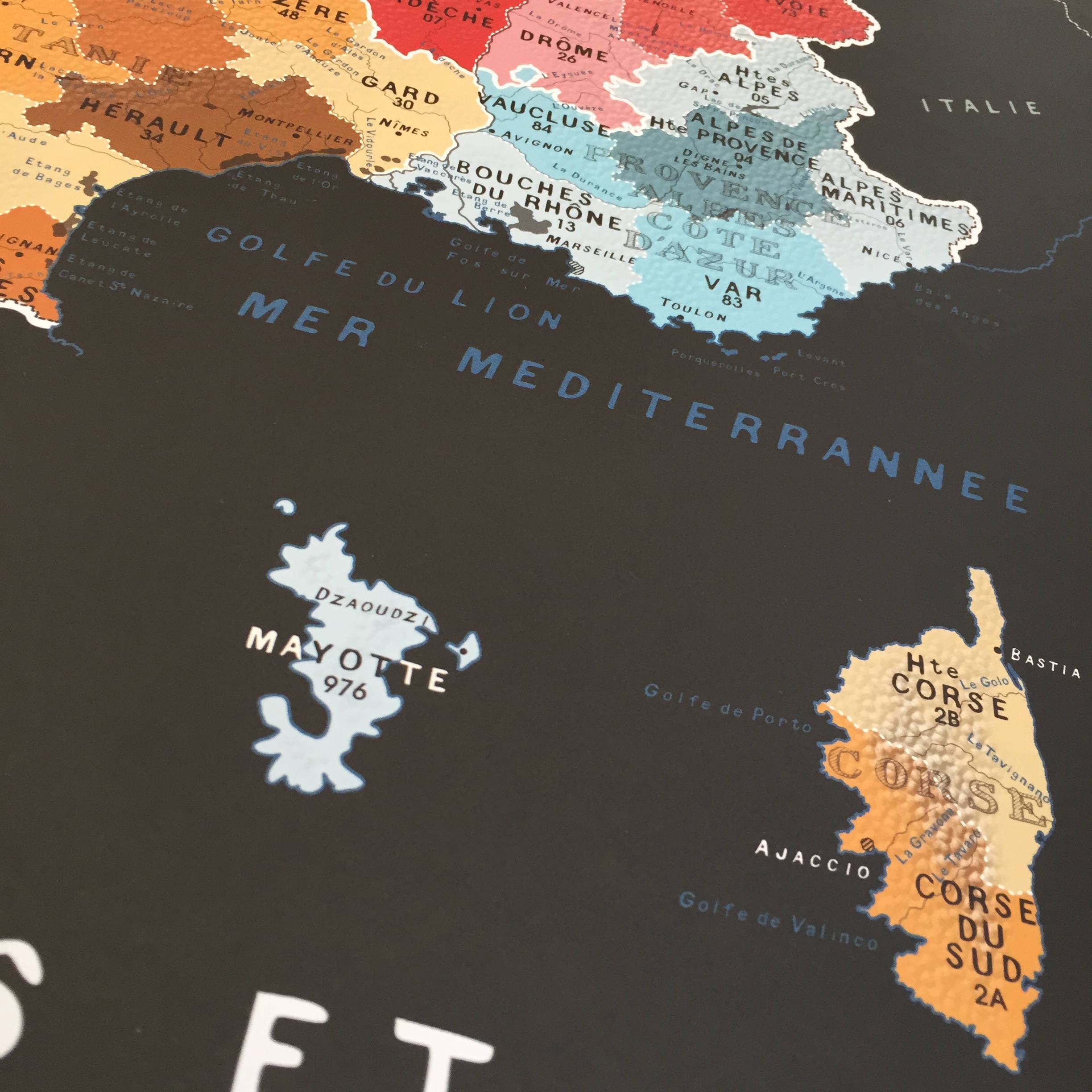 Map of Departments and Regions of France 2022 France Card - Etsy UK