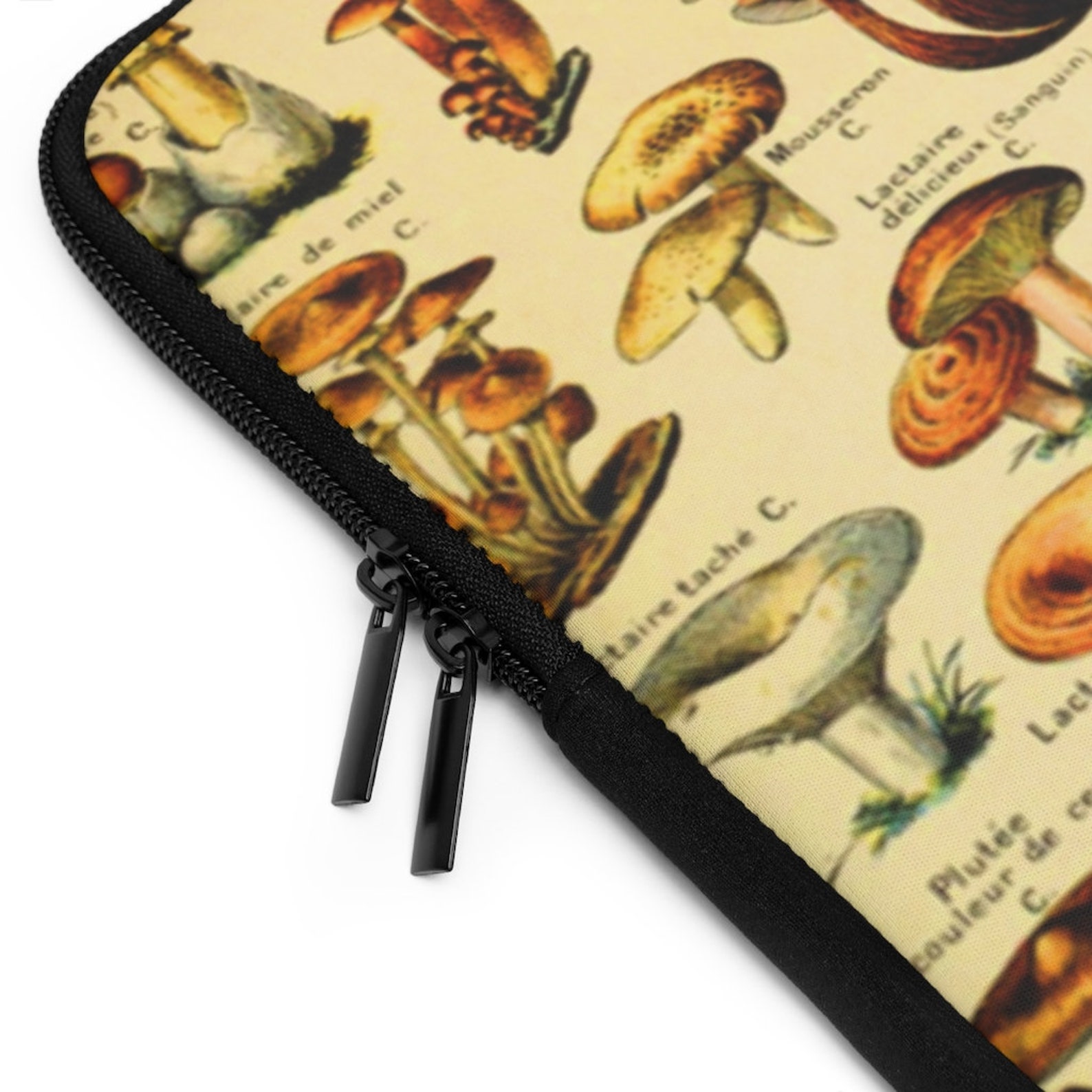 Vintage Mushrooms Laptop Sleeve Cottage Core Laptop Sleeve - Etsy