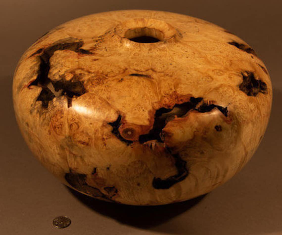 Large Stunning Manitoba Maple Burl Vase - Etsy
