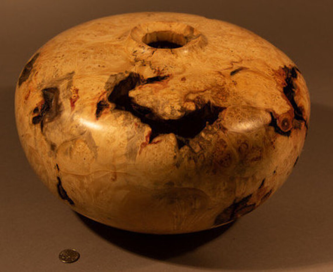 Large Stunning Manitoba Maple Burl Vase - Etsy